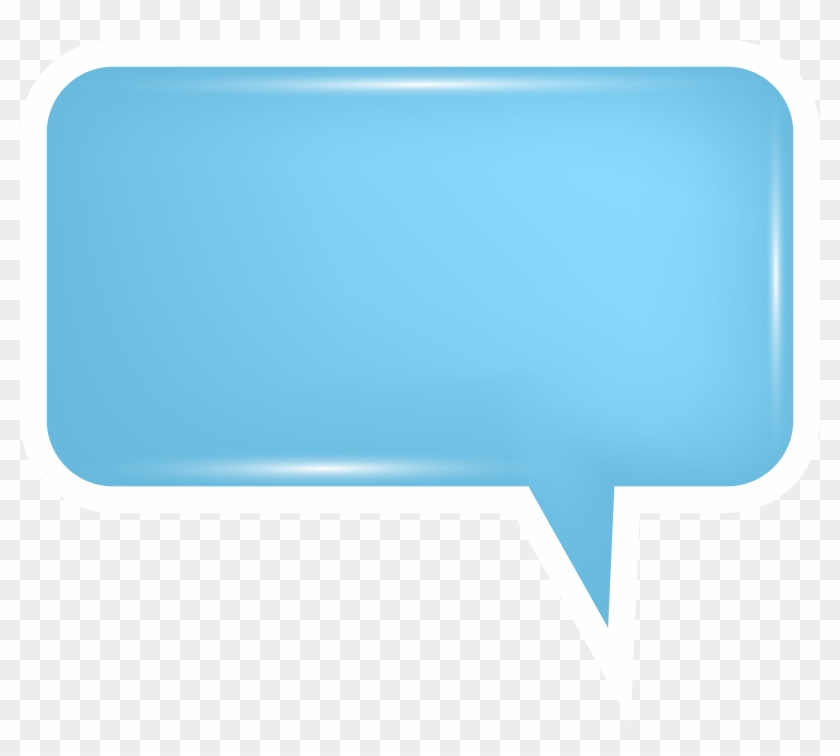 Bubble Speech Blue Png Transparent Clip Art Image - Bubble Speech Blue ...