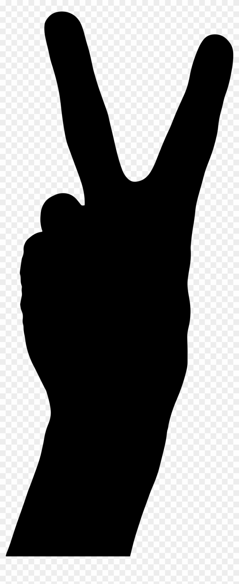 Clipart - 2 Hand Signal Vector - Full Size PNG Clipart Images Download