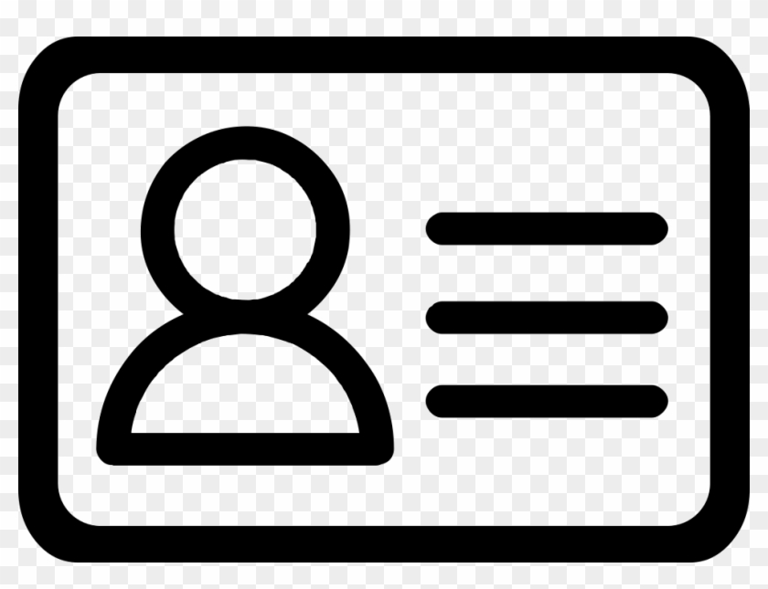 Proof Of Identity Comments - Id Card Icon Vector - Full Size PNG ...