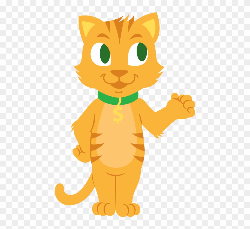 All My Money Cash Cat - Cartoon - Free Transparent PNG Clipart Images ...
