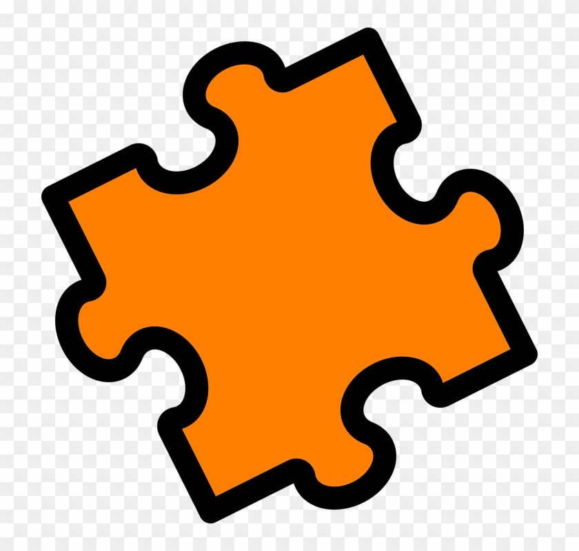 Puzzle Clipart Pink - Colored Puzzle Piece - Full Size PNG Clipart ...