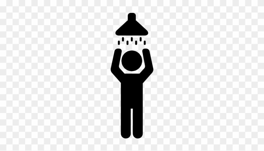 Man Showering Vector - Shower - Full Size PNG Clipart Images Download
