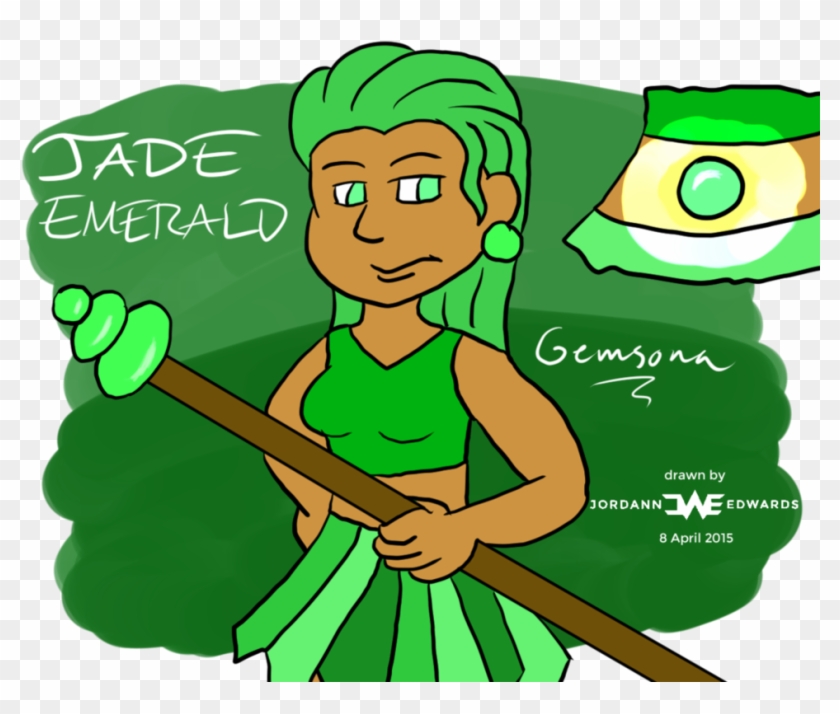 Jade Emerald By Jwthamajestic - Cartoon - Free Transparent PNG Clipart ...