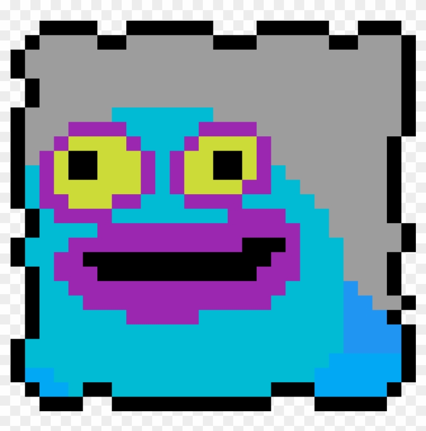 Toe Jammer - Companion Cube Pixel Art - Full Size PNG Clipart Images ...