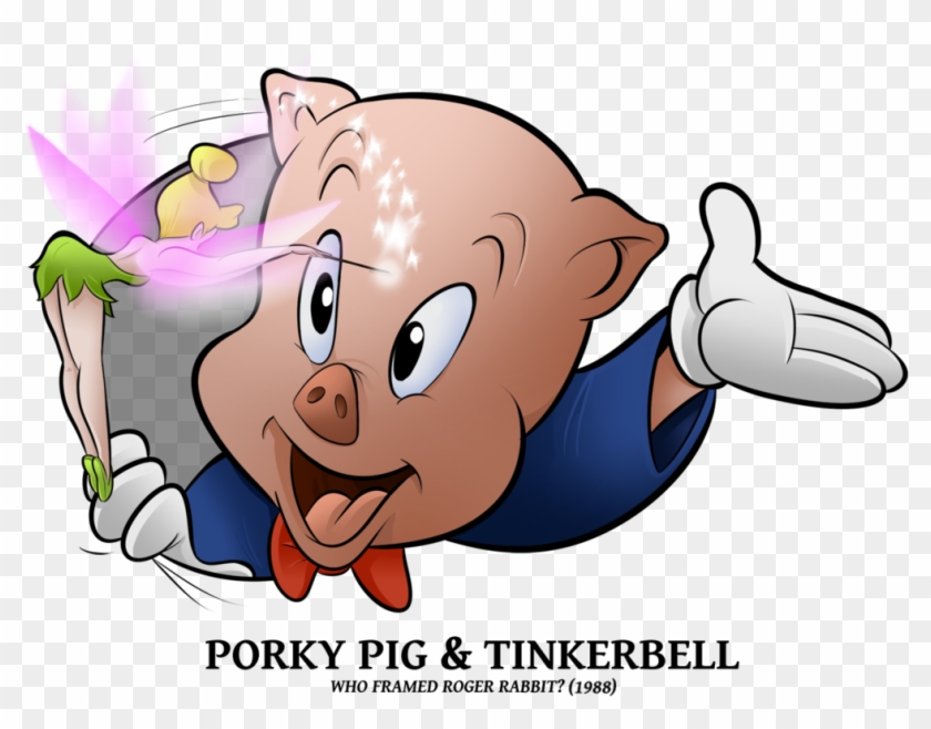 Porky 'n Tinkerbell By Boscoloandrea - Porky Pig Who Framed Roger ...