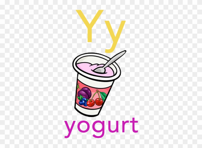 Baby Abc Flashcard - Yogurt Clip Art - Full Size PNG Clipart Images ...