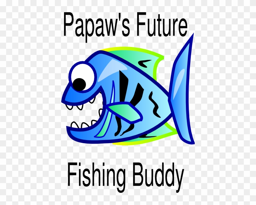 Papaw S Future Fishing Buddy Clip Art At Clker - Mouth Shut At All ...