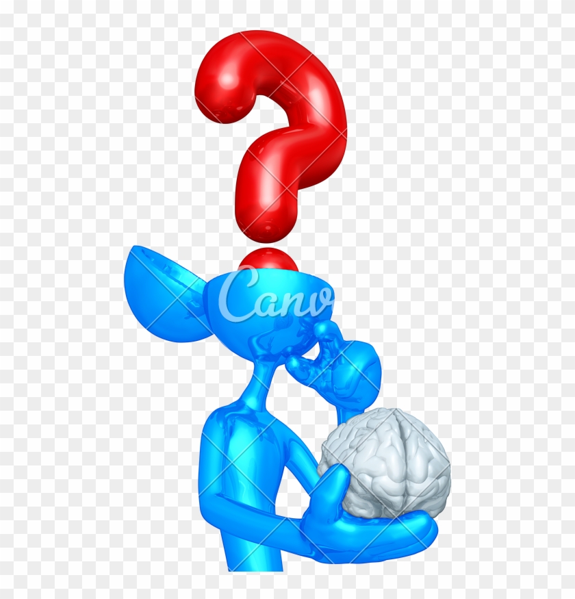 Man With Question Mark - Illustration - Full Size PNG Clipart Images ...