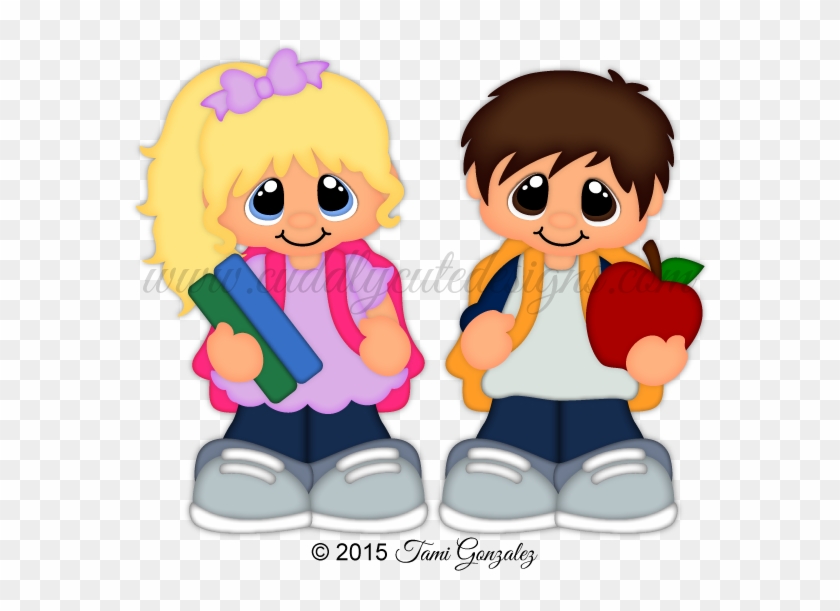 School Kid Cuties - Cartoon - Free Transparent PNG Clipart Images Download