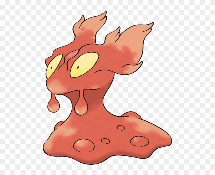 600px-218slugma - Slugma Pokemon - Full Size PNG Clipart Images Download