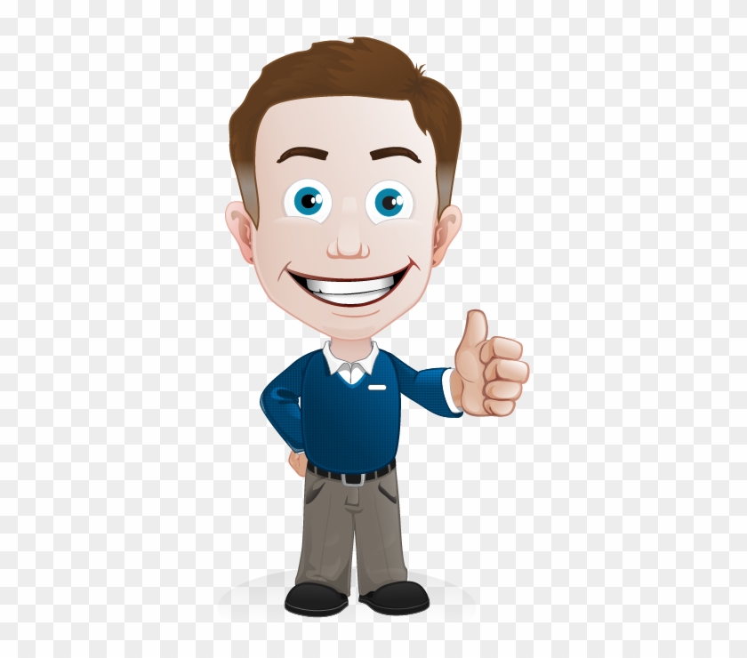 Chris Cartoon Thumbs Up - Cartoon - Free Transparent PNG Clipart Images ...
