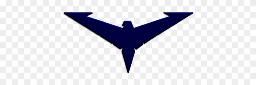 Nightwing Blue Logo By Alexbadass On Deviantart - Blue - Full Size PNG ...