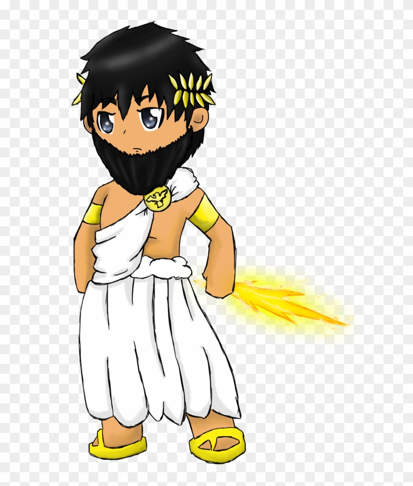 Zeus Clipart Chibi - Cartoon - Full Size PNG Clipart Images Download