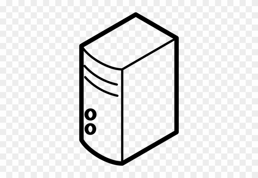 Outline Network Server Vector Image - Server Symbol In Flowchart - Full Size PNG Clipart Images ...