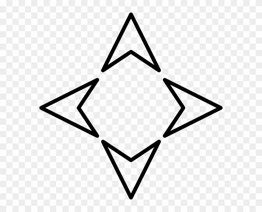 Free Vector Plain Arrows Controller Clip Art - Four Direction Arrow ...