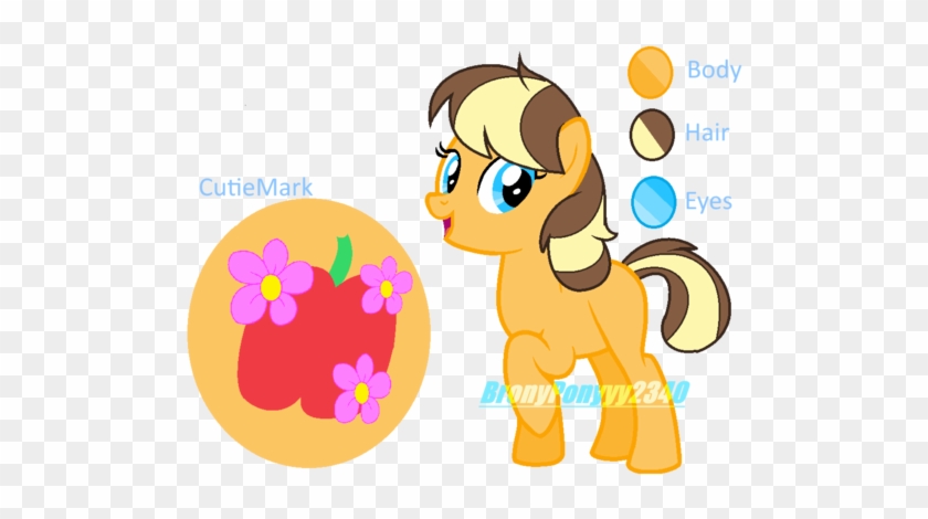 Mlp Ng Apple Flower By Bronyponyyy2340 - Cartoon - Free Transparent PNG ...