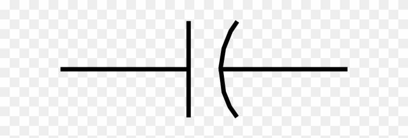 Free Vector Capacitor Symbol Clip Art - Thin Black Plus Sign - Full ...