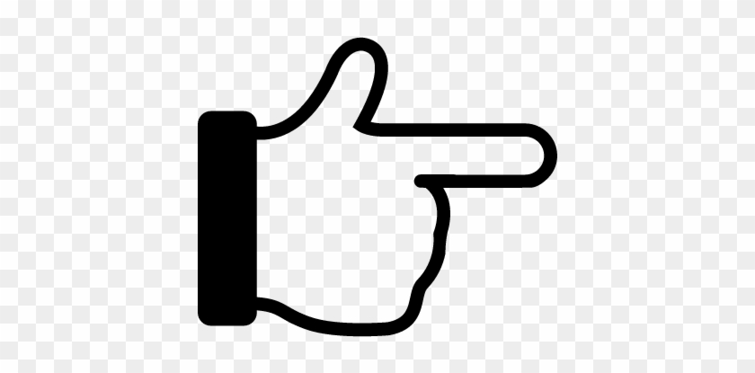 Hand Finger Pointing To Right Vector - Hand Pointing Icon Png - Full ...