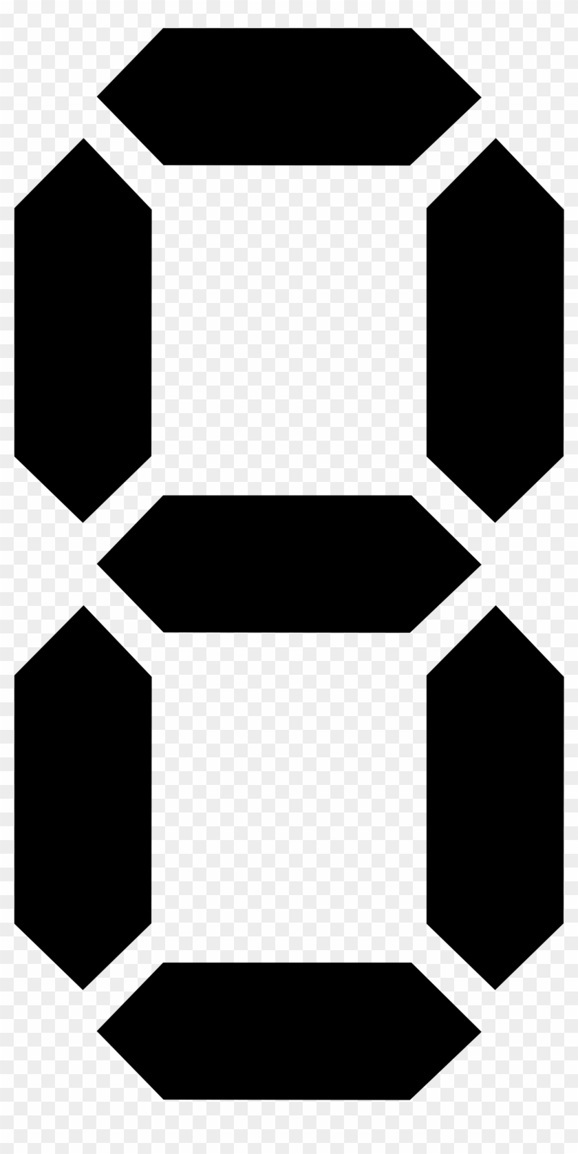 Free Vector Seven Segment Clip Art - 7 Segment Display Clipart - Full ...