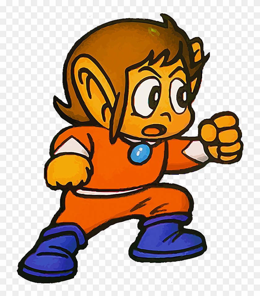 Alex Kidd - Alex Kidd In Miracle World - Full Size PNG Clipart Images ...
