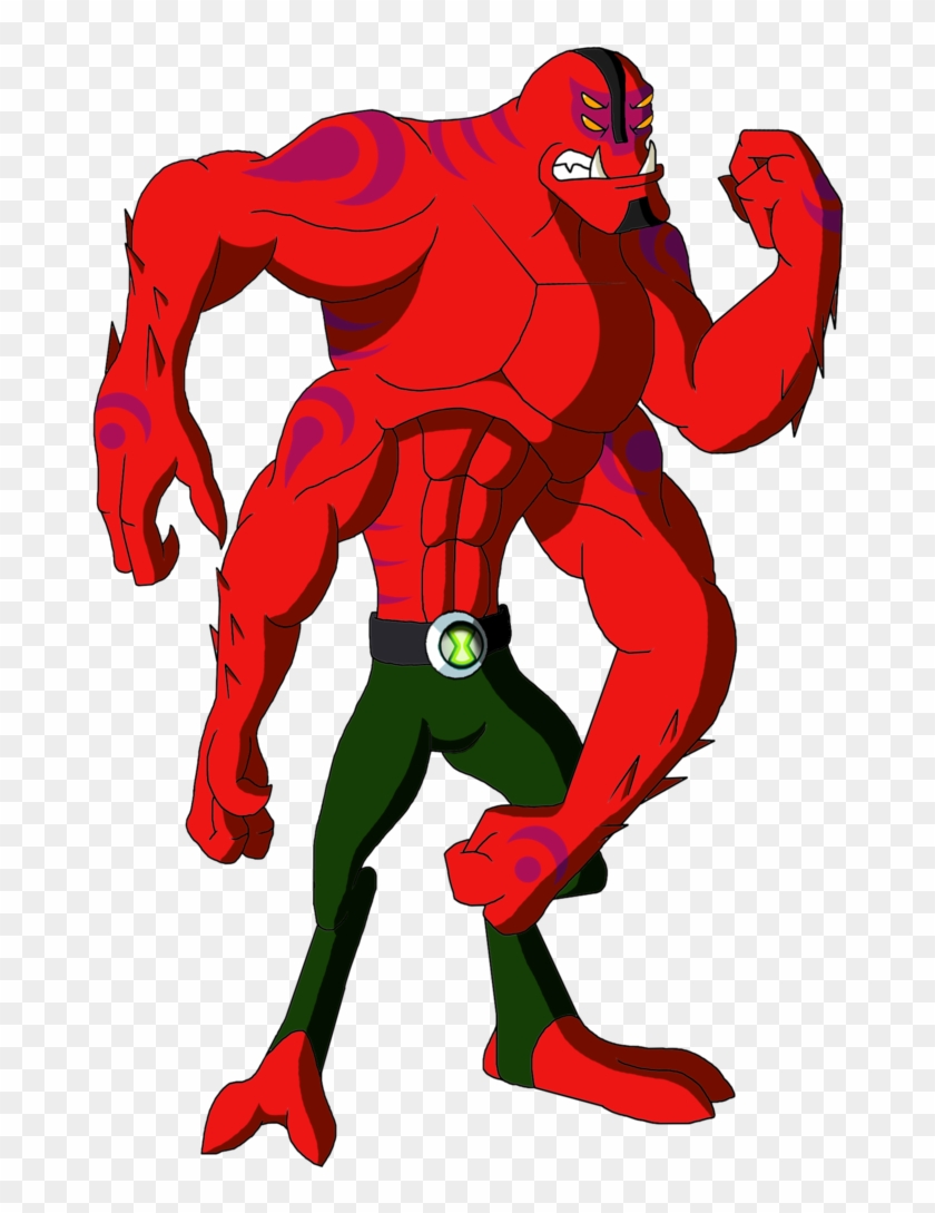 Fourarms By Moheart7 - Ben 10 Four Arms - Full Size PNG Clipart Images ...