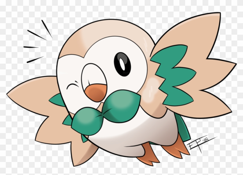 Rowlet By Korupo - Cartoon - Free Transparent PNG Clipart Images Download