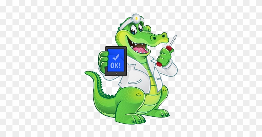 Cartoon Crocodile Doctor - Full Size PNG Clipart Images Download