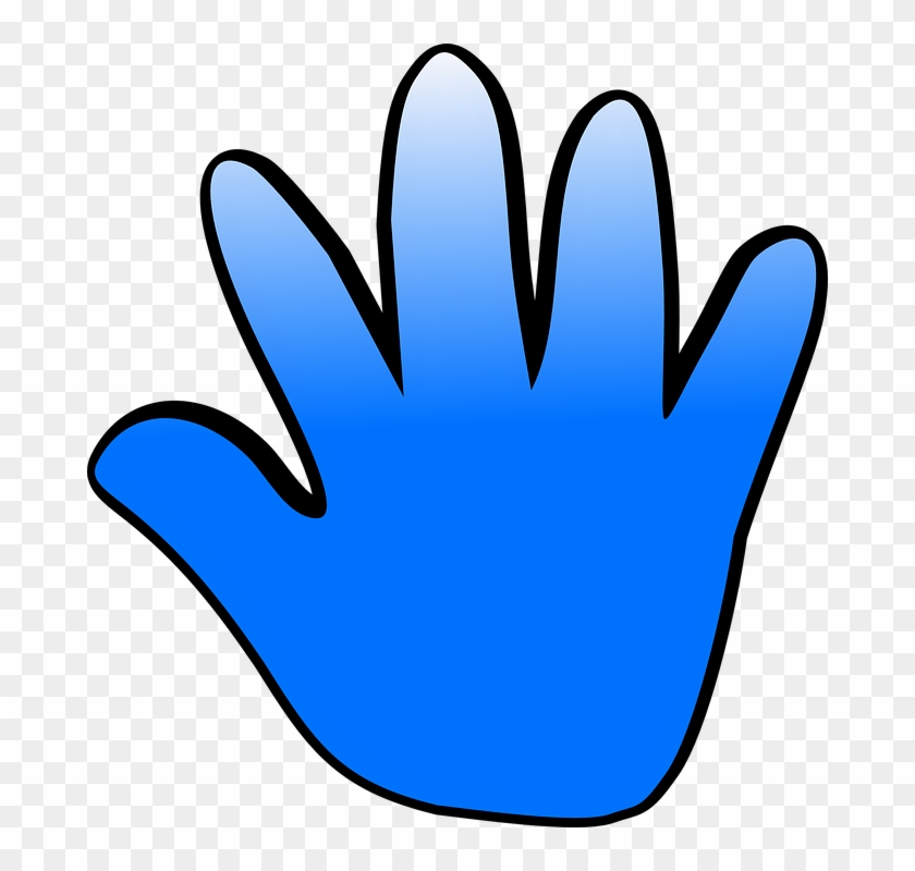 Hand Clipart Blue - Hand Clipart Blue - Free Transparent PNG Clipart ...