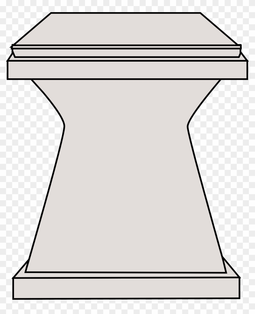 Big Image - Cartoon Pedestal - Free Transparent PNG Clipart Images Download