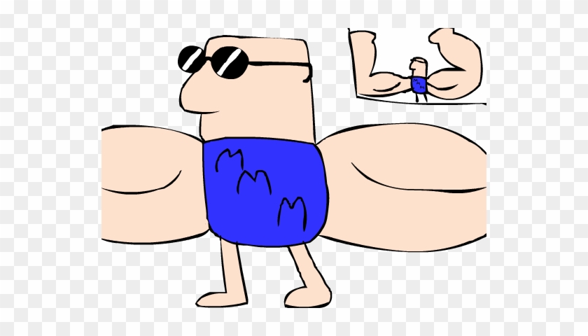 Muscle Man Reference By Thegreymage - Comics - Full Size PNG Clipart ...