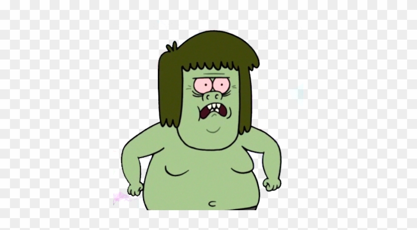 Topless Muscle Man - Muscle Man From Regular Show - Full Size PNG ...