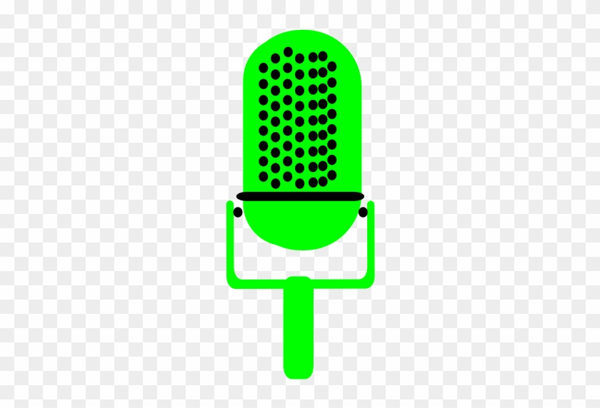 Microphone Clip Art At Clker - Green Microphone Clipart - Full Size PNG ...