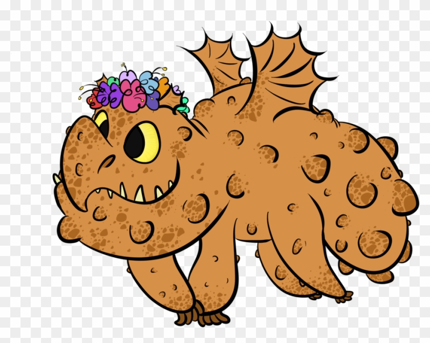 Meatlug With A Flower Crown ~ By Ruby The Dragon - Cartoon - Free ...