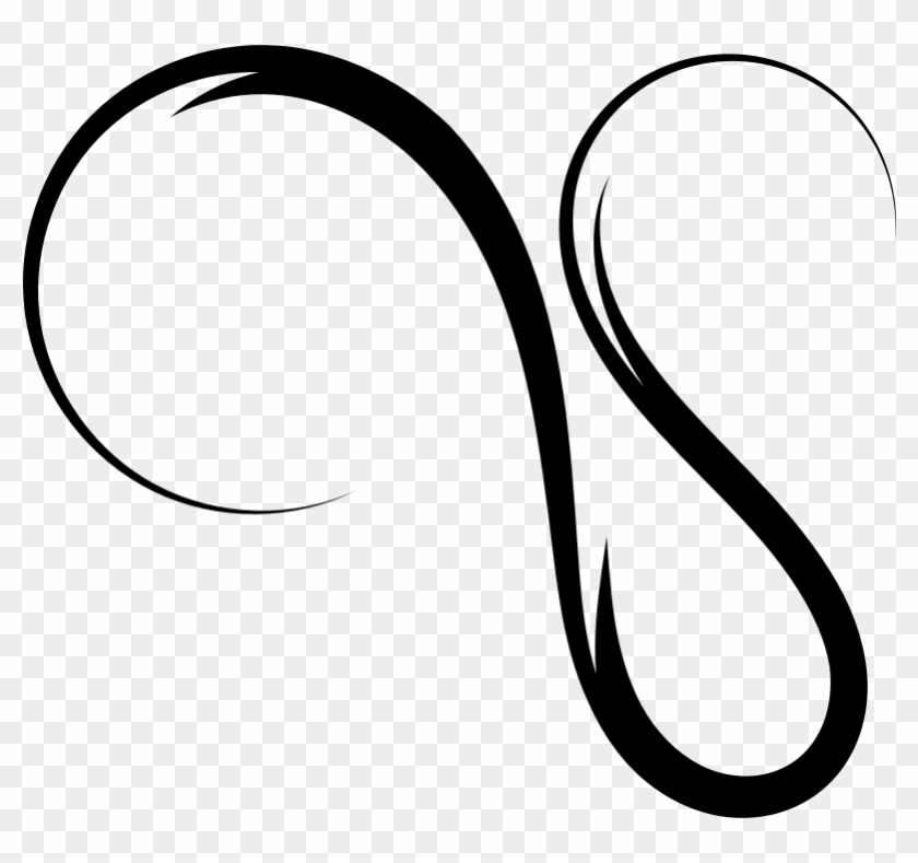 Free Flourish Clipart - Black And Swirl Lines Png - Full Size PNG ...