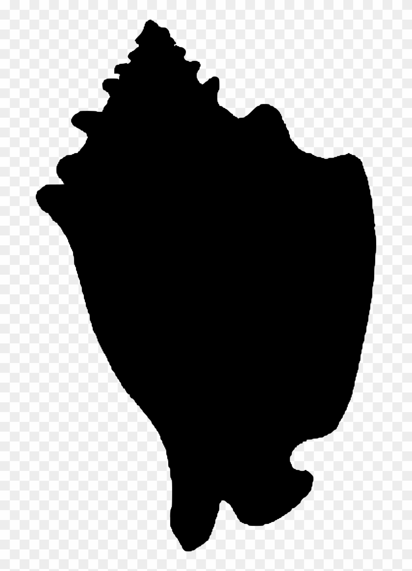 A Conch To Represent Shells - Conch Shell Silhouette - Full Size PNG ...