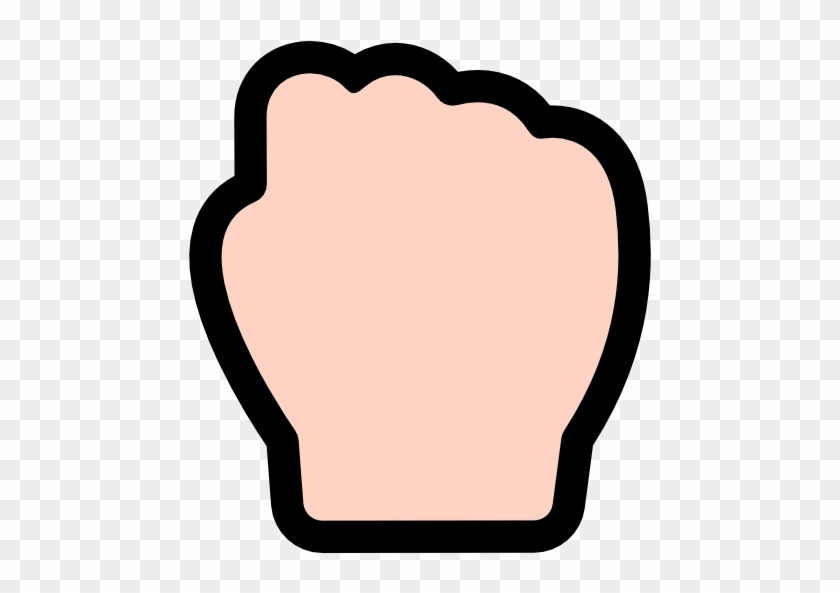 Fist Free Icon - Back Fist Vector - Full Size PNG Clipart Images Download