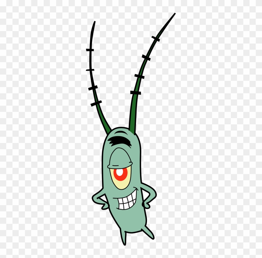 Sheldon J - Plankton - Plankton From Spongebob - Full Size PNG Clipart ...