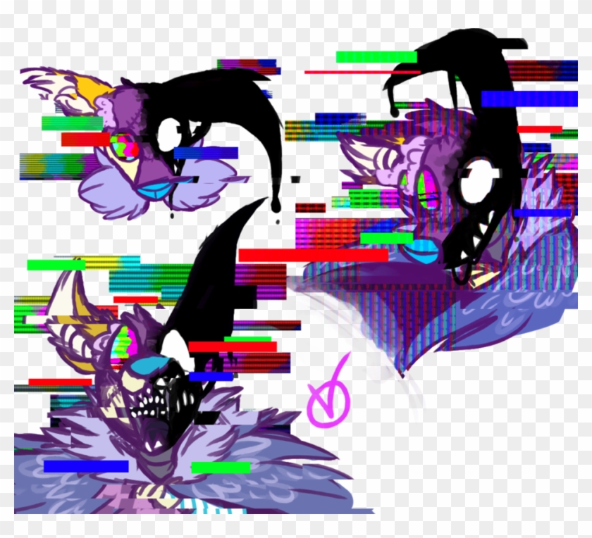 Glitch Practice By Splashpaws - Cartoon - Free Transparent PNG Clipart ...