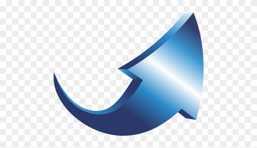 Free 3d Clipart - Blue 3d Arrow Png - Full Size PNG Clipart Images Download