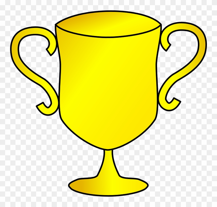 World Cup Trophy Clipart - Simple Cartoon Trophy - Full Size PNG ...