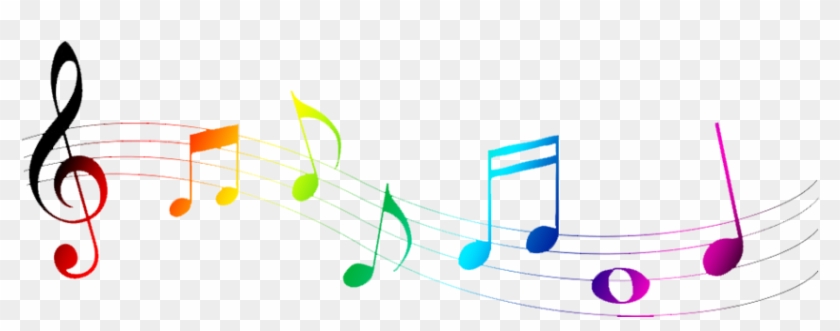 Music Notes Clipart Transparent - Colorful Music Notes Symbols - Full ...