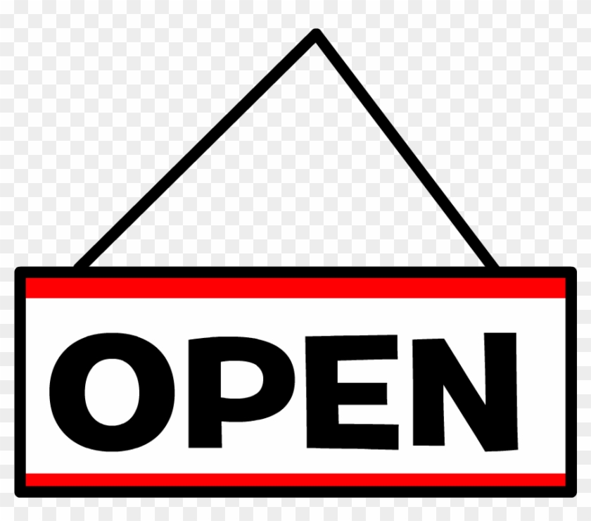 Open Sign Clip Art - Sign - Full Size PNG Clipart Images Download