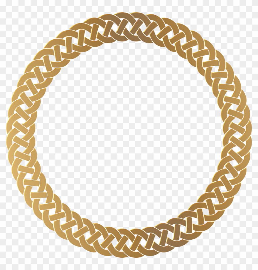 Golden Round Frame Border Transparent Png Clip Art - Golden Round Frame Border Transparent Png ...