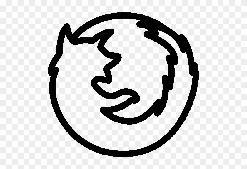 Pixel - Mozilla Firefox Black And White - Full Size PNG Clipart Images ...