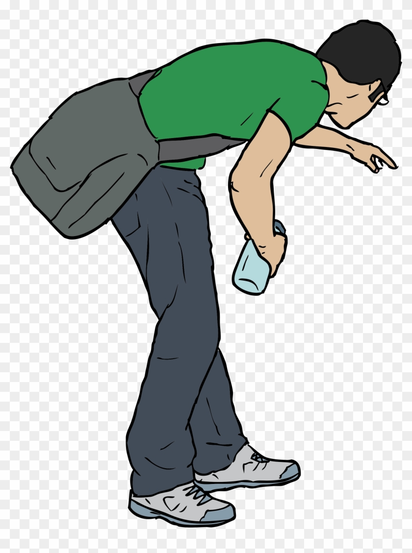Free Vector Luke Lamborn Reaching Down Clip Art - Man Looking Down ...