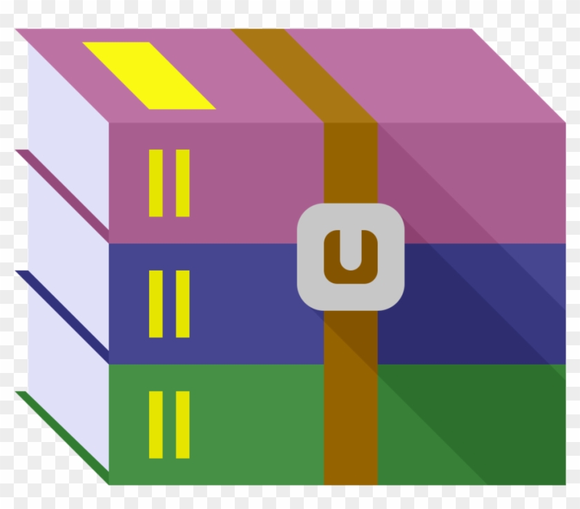 Icon By Boysk - Winrar Win 10 Icon - Full Size PNG Clipart Images Download