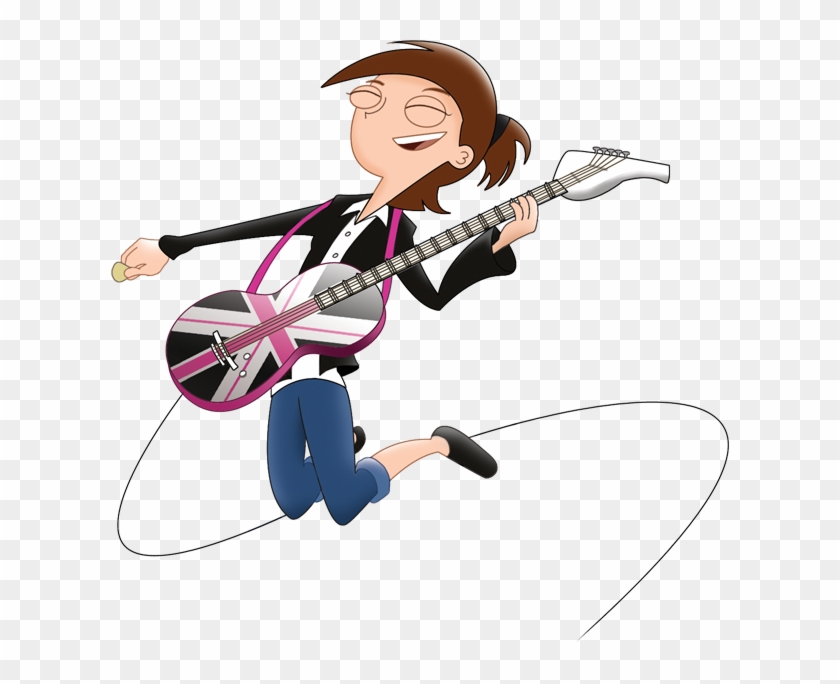 Eliza Playing Guitar By Markmak - Phineas And Ferb Eliza Fletcher ...
