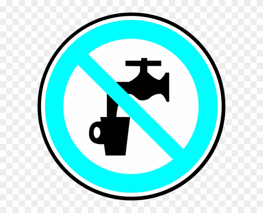 Prohibition - Dont Waste Water Sign - Full Size PNG Clipart Images Download