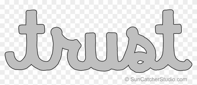Trust Scroll Saw Pattern Outline Clip Art Printable - Scroll Saw - Full ...