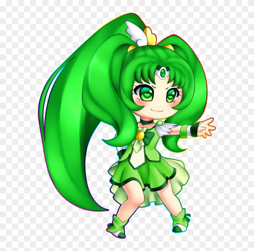 Chibi March By Deizunei - Glitter Force Cure March - Full Size PNG ...